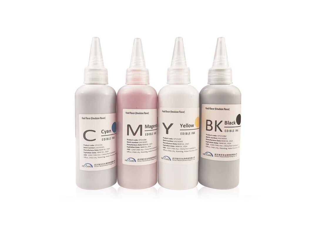 Black Edible Printer Ink 100ml FDA Approved For Wafer Rice Paper